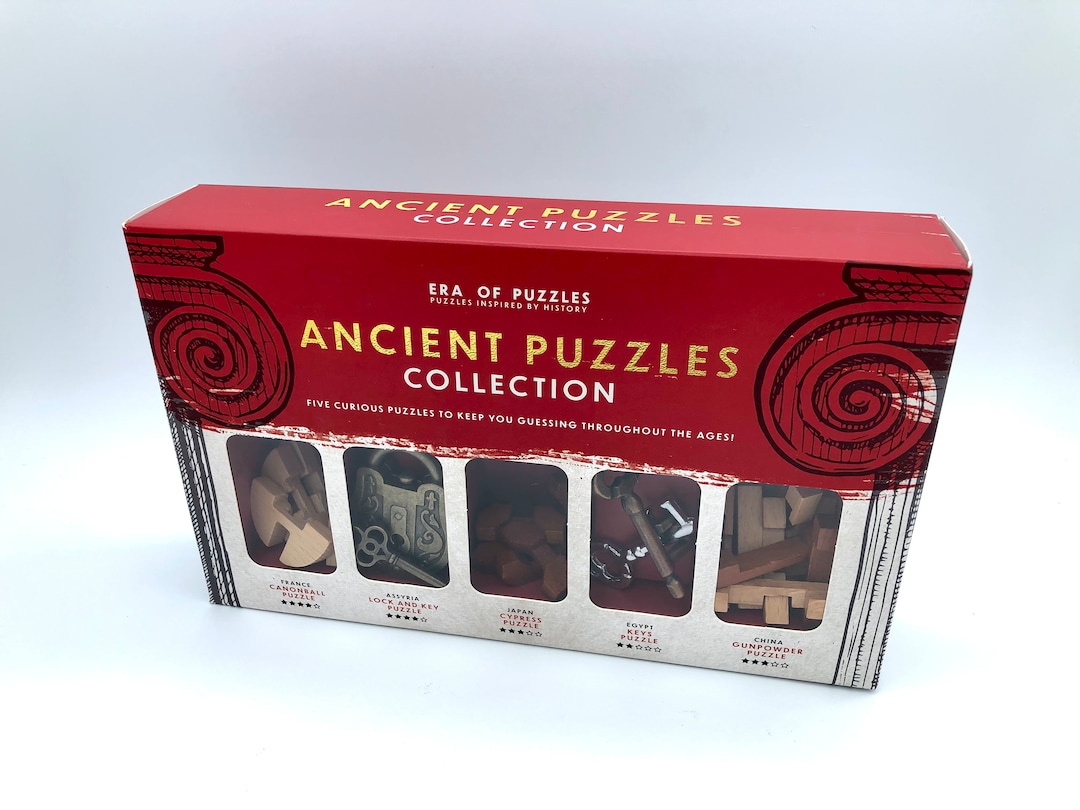 Era of Puzzles Ancient Puzzles Collection Set of 5 by Professor Puzzle ...