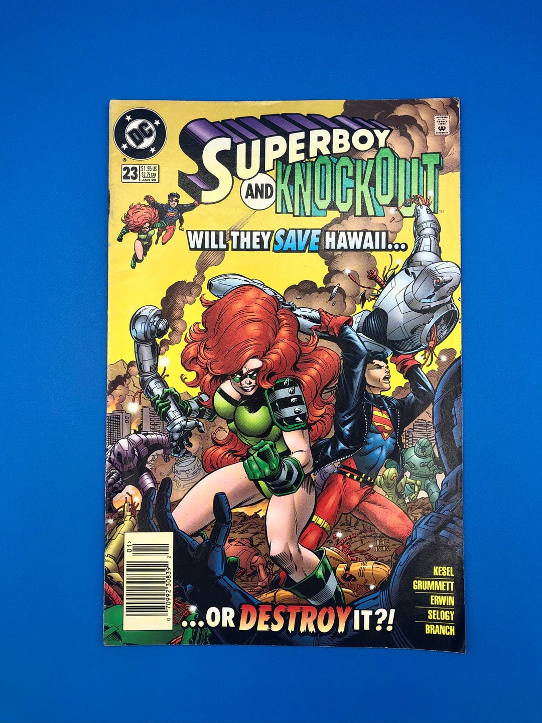 Superboy & Knockout #23 (jan 96) - Will They Save Hawaii or Destroy It ...