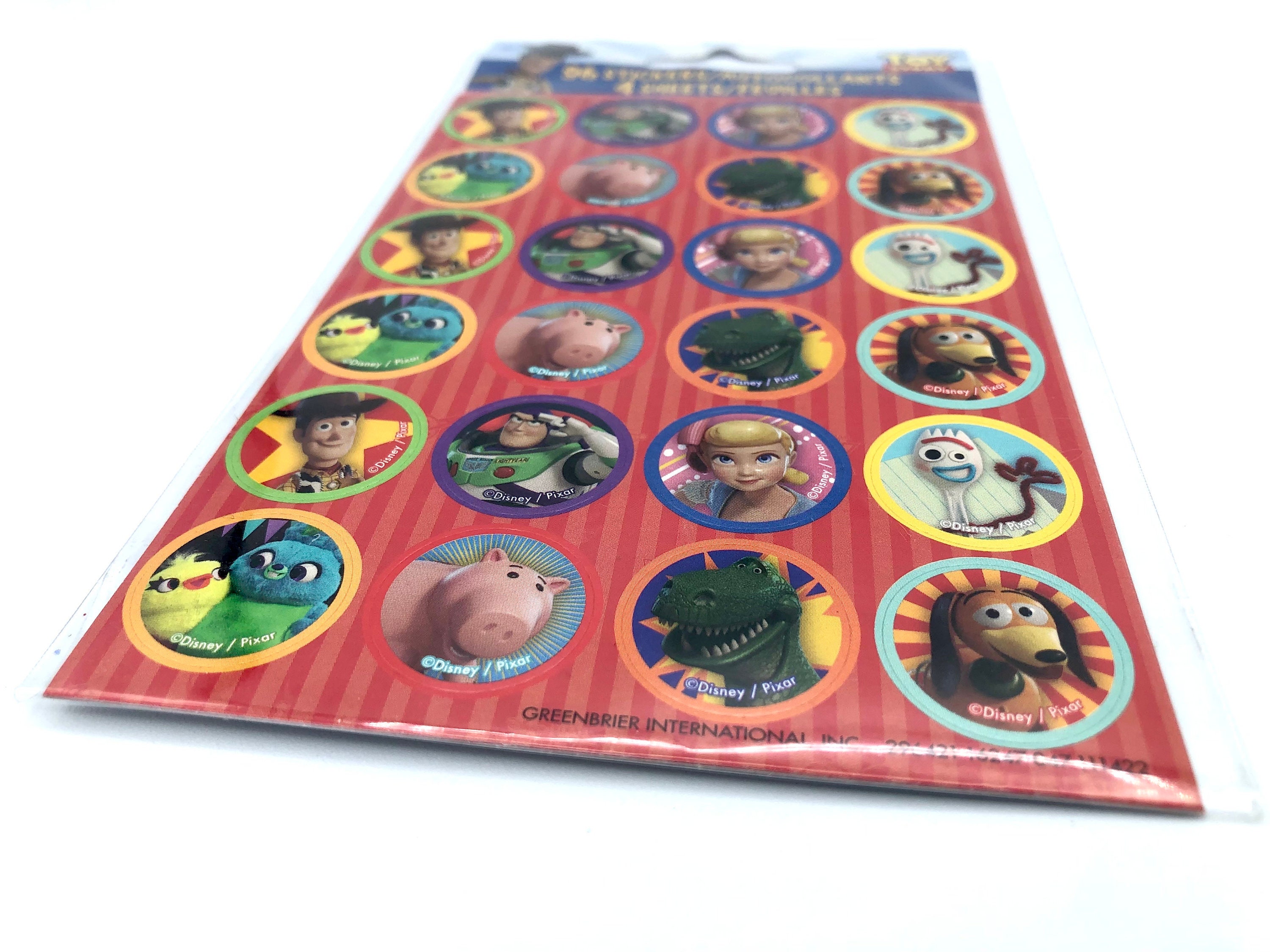 Disney Pixar Toy Story Sticker Pack 96 Stickers on 4 Sheets FREE ...