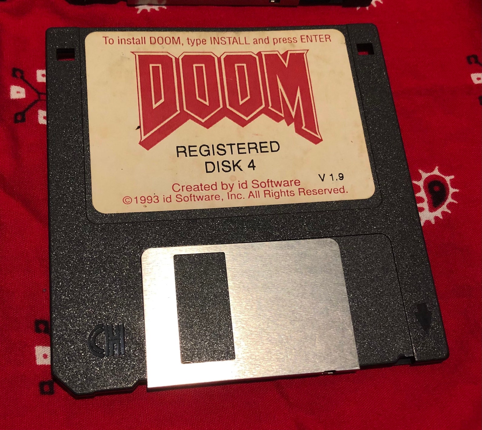 Original Doom Vintage Floppy Disks 1993 V1.9 Id Software PC - Etsy
