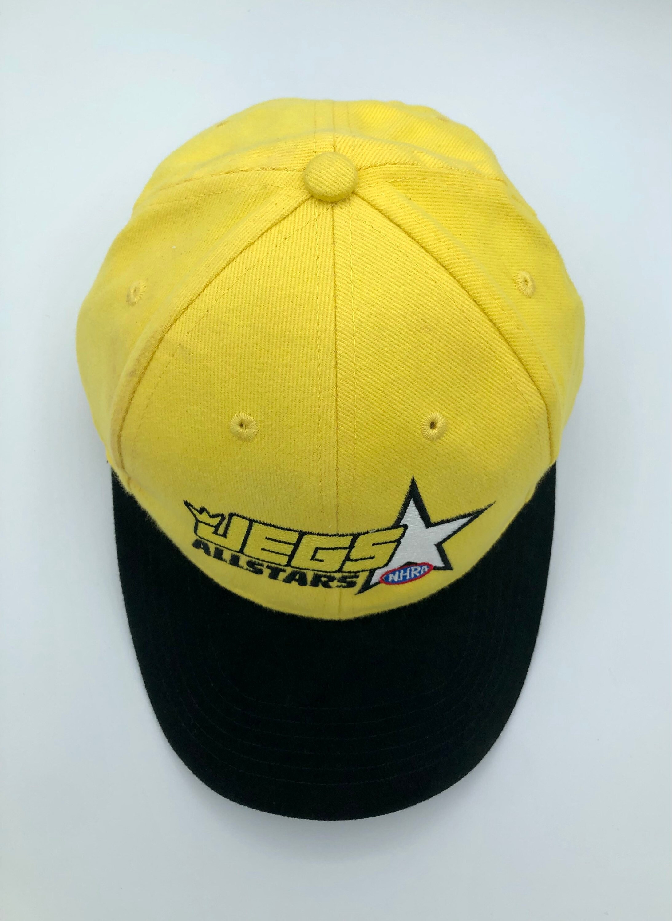 NHRA Jegs Allstars Baseball Cap Drag Racing Yellow Embroidered OSFM ...