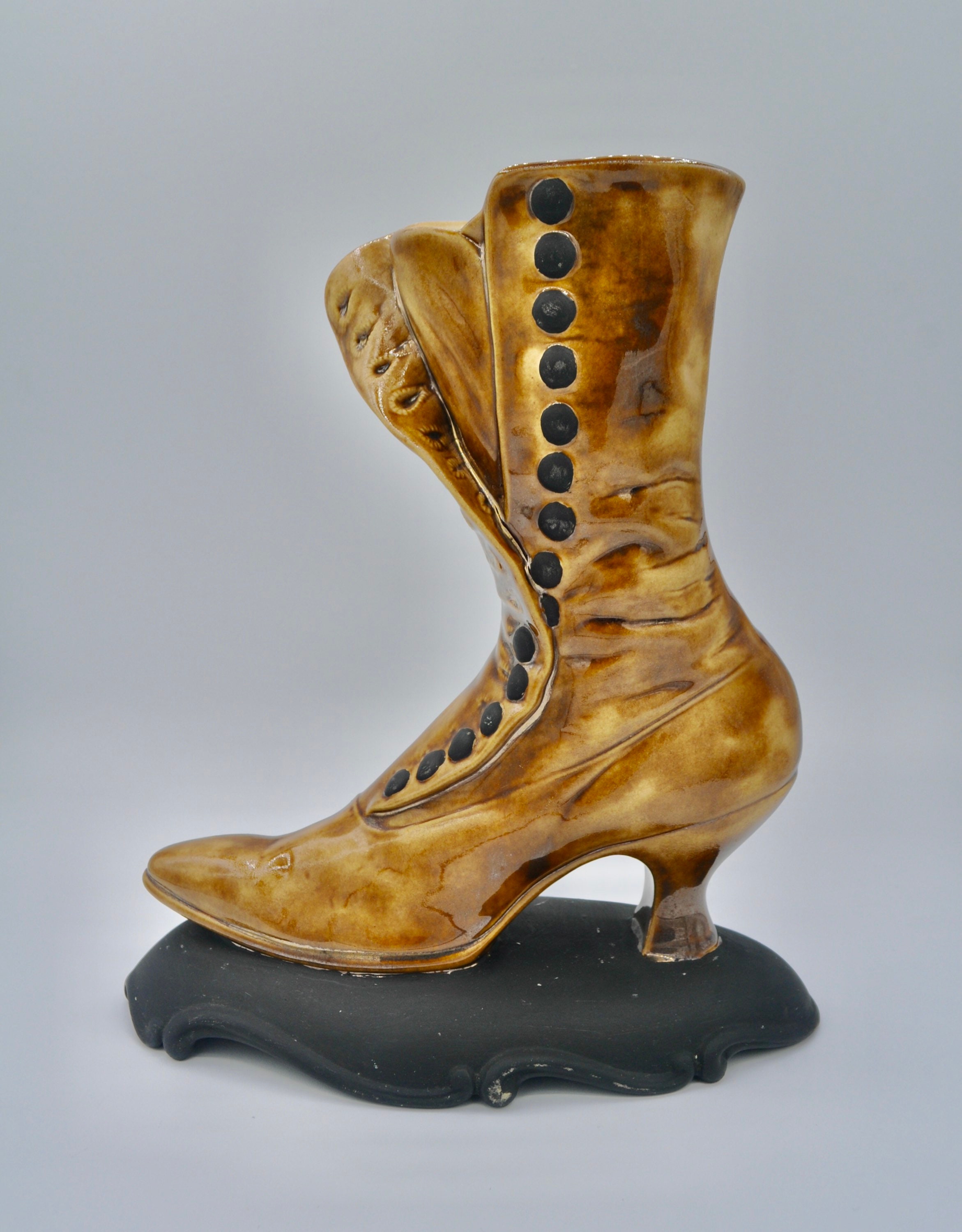 1970s Atlantic Mold Ceramic Boot Vase Western Motif - Etsy