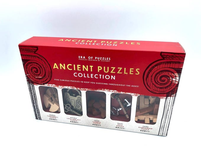 Era of Puzzles Ancient Puzzles Collection Set of 5 by Professor Puzzle ...