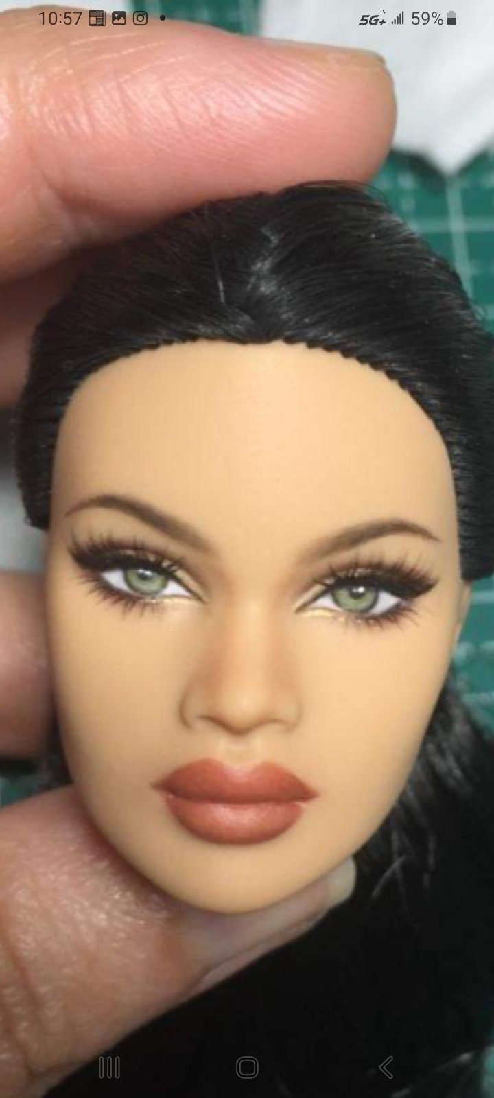Ooak Repaint Fashion Royalty Nadja Head Only - Etsy