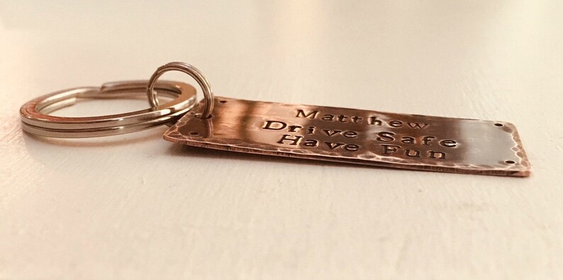 Copper Drive Safe Key chain for New Driver | Etsy