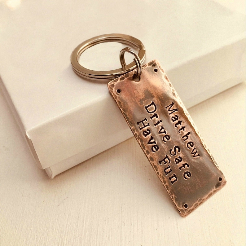 Copper Drive Safe Key chain for New Driver | Etsy