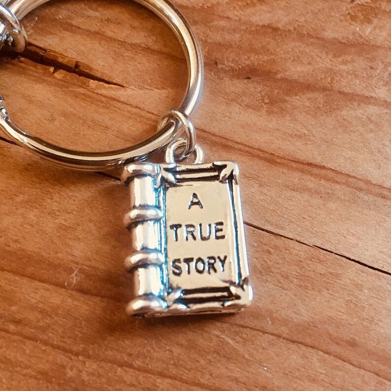 Pewter Book Worm Key Chain Gift for Book Lover - Etsy