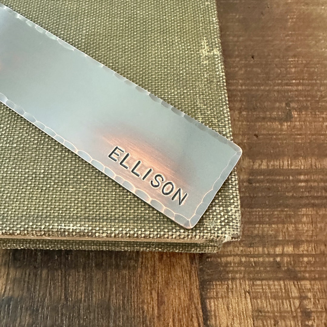 Custom Copper Bookmark, Personalized Gifts, Book Lover Gift, 7th ...