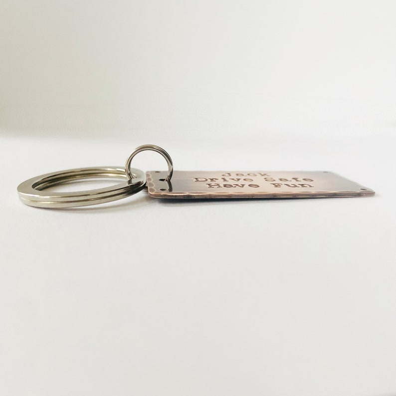 Copper Drive Safe Key Chain for New Driver | Etsy