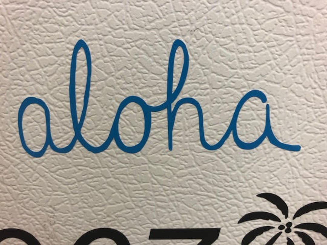 Aloha Script - Etsy