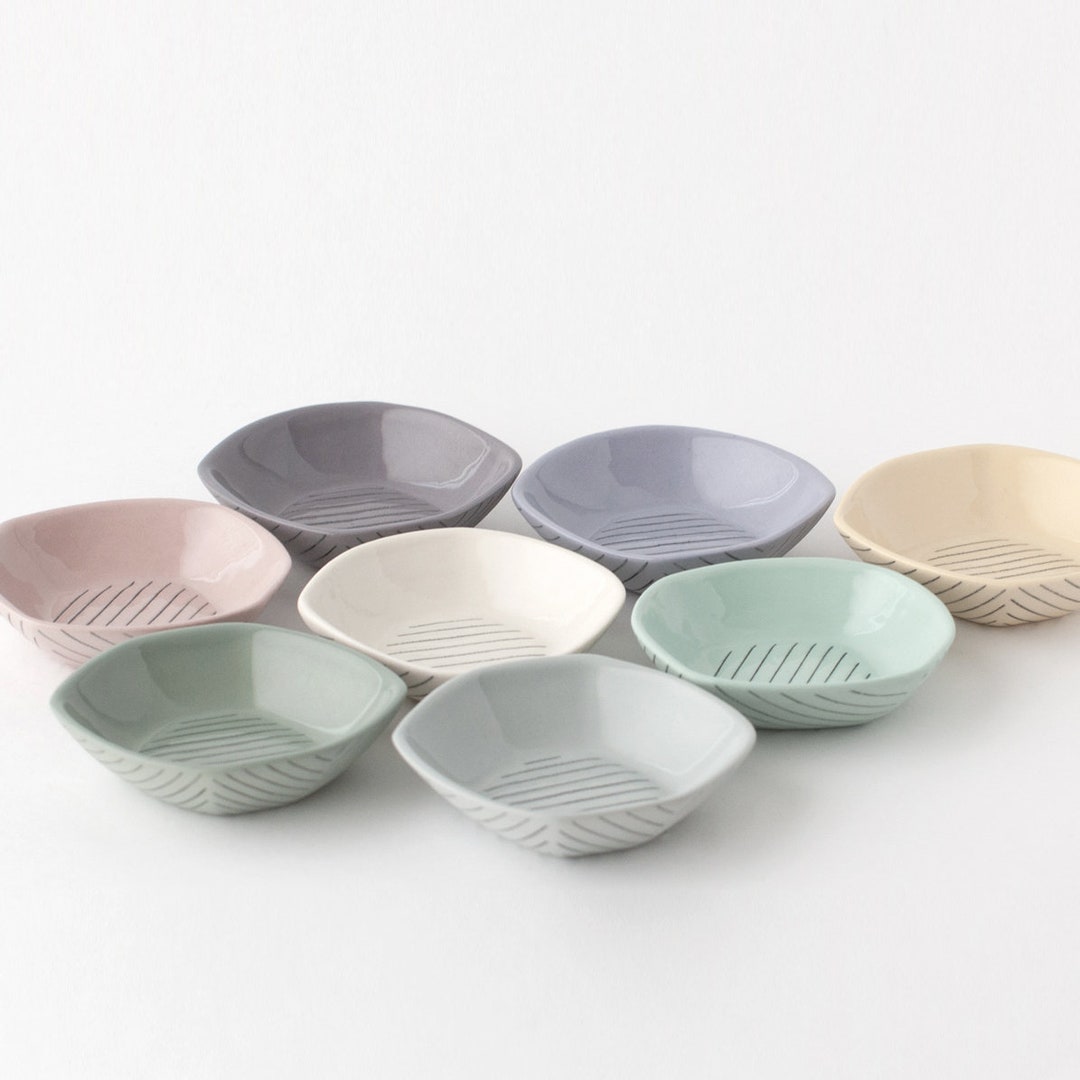 In Stock: Tiny Porcelain Bowls, Set of 3; Small Dishes for Jewelry ...