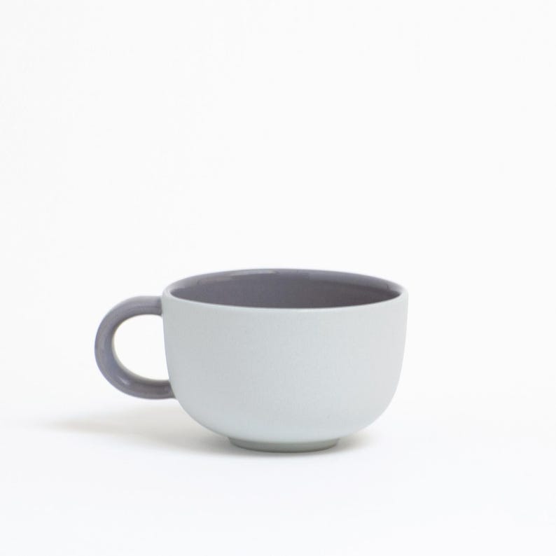 In Stock: Minimalistic Teacup Pastel Colored Porcelain, Simple Modern ...