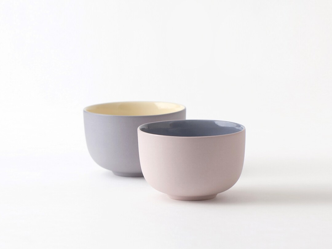 Set of Two Mini Porcelain Cups, Home Barista Set, Prime Quality Cup ...