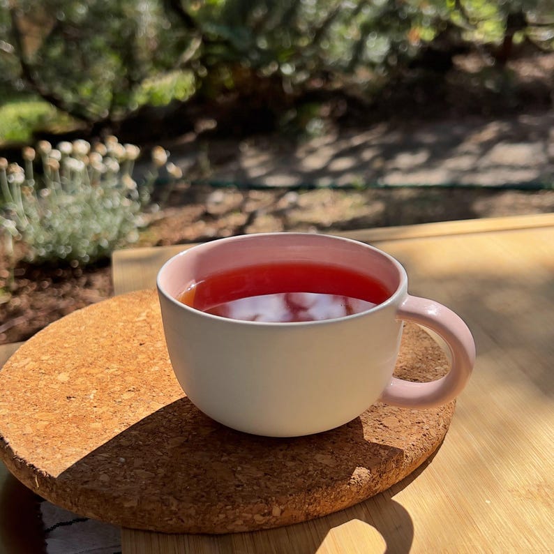 In Stock: Minimalistic Teacup Pastel Colored Porcelain, Simple Modern ...