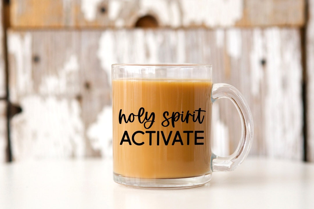 Holy Spirit Activate Mug, Funny Christian Mug, Funny Birthday Gift for ...