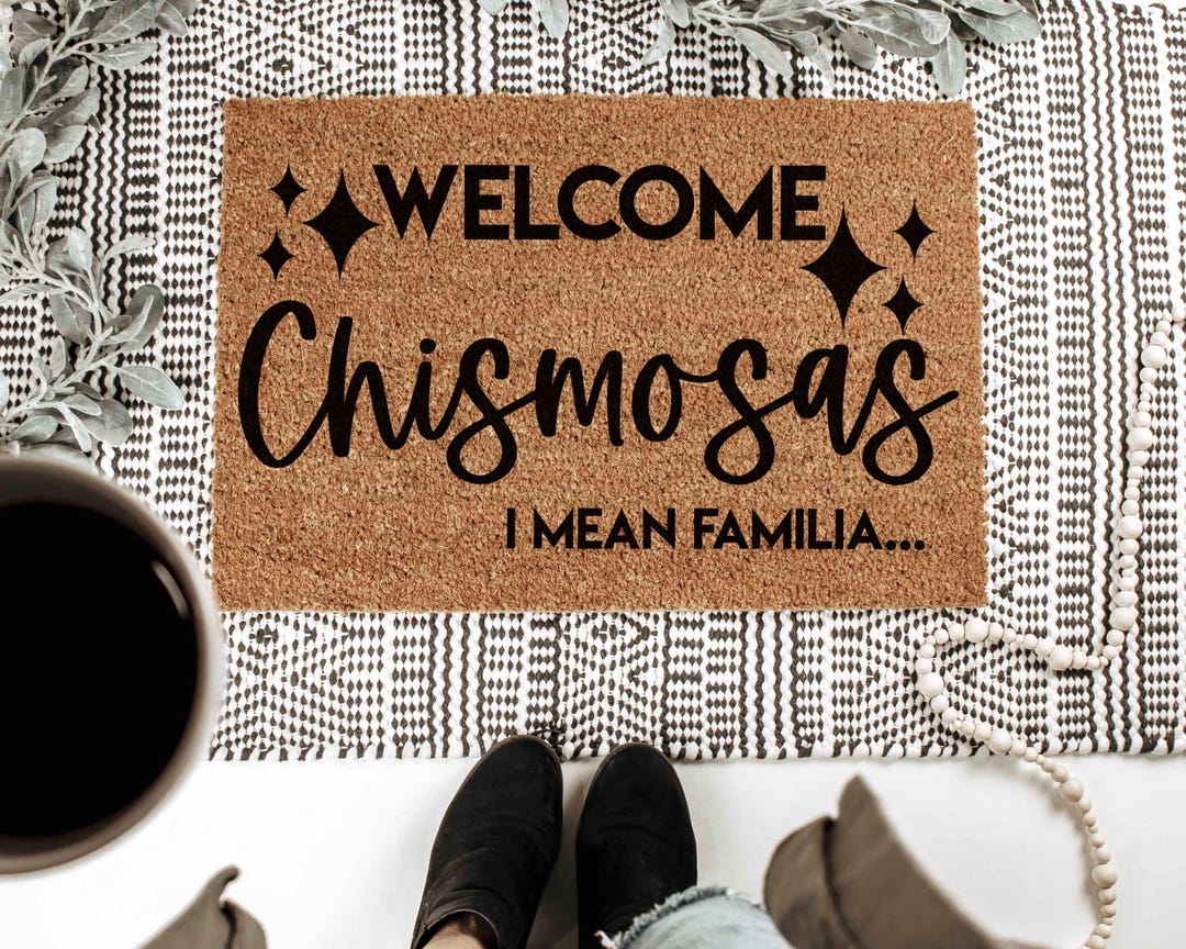 Funny Welcome Mat in Spanish, Welcome Chismosa Doormat, Spanish Home ...