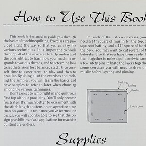 Step-by-step Machine Quilting Guide: Soft Cover Book by Patchwork Place ...