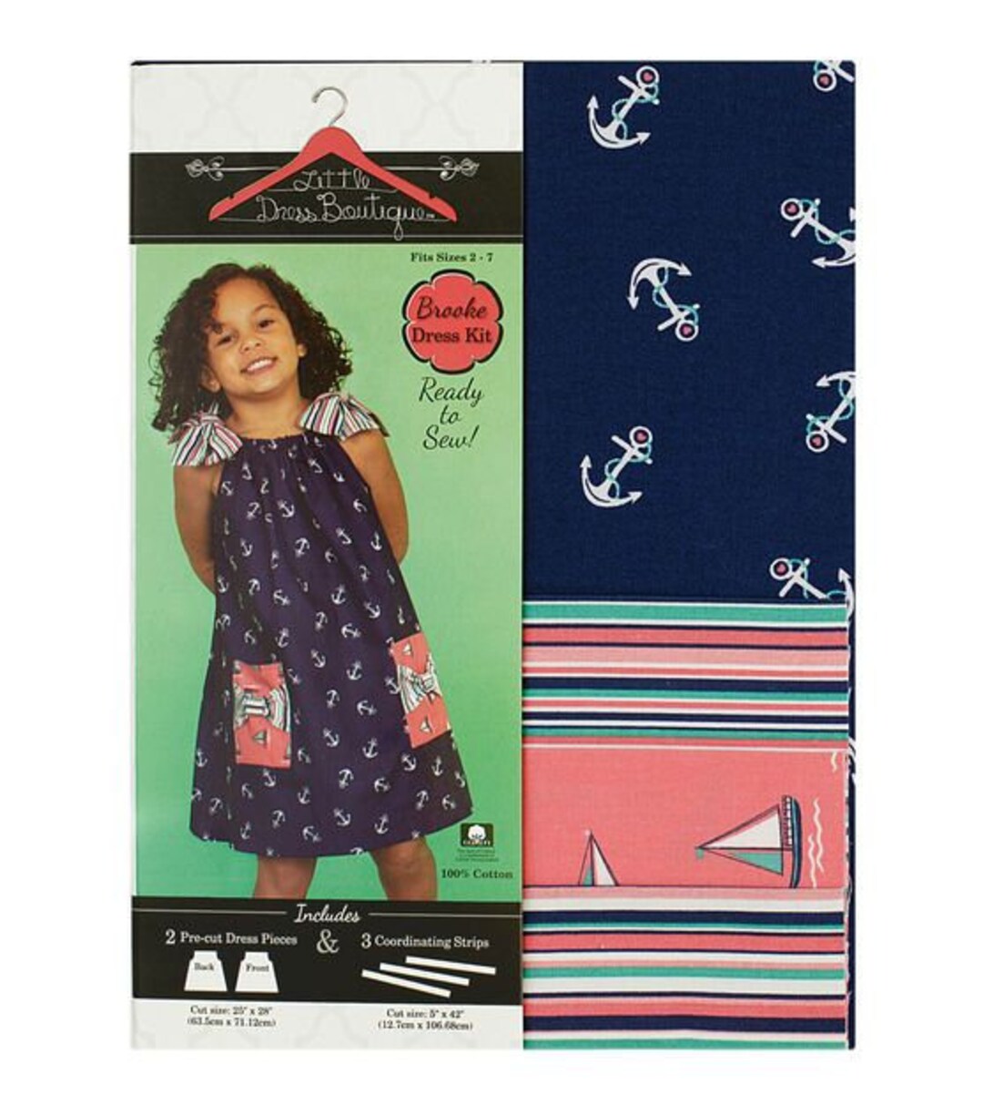 Little Dress Boutique 'brooke' Easy Sew All-in-one Fabric Pattern ...