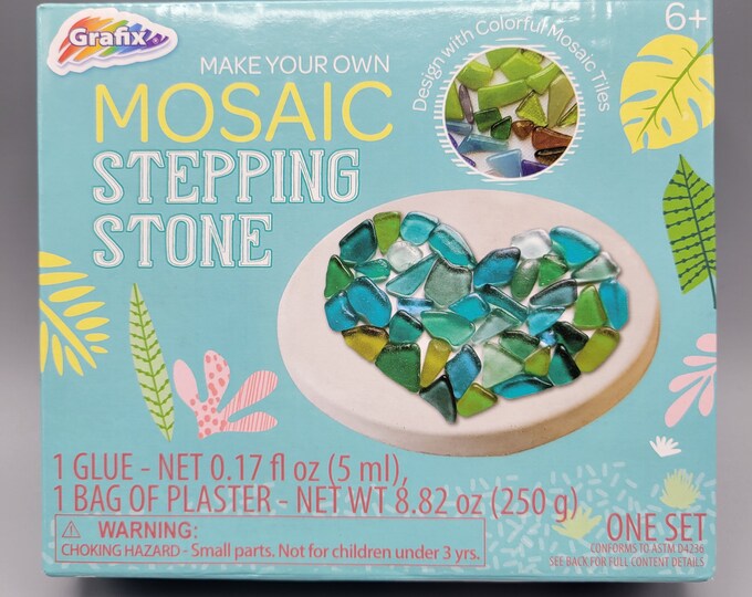 DIY Mosaic Stepping Stone Kit - Create Your Own Garden Embellishment - Etsy