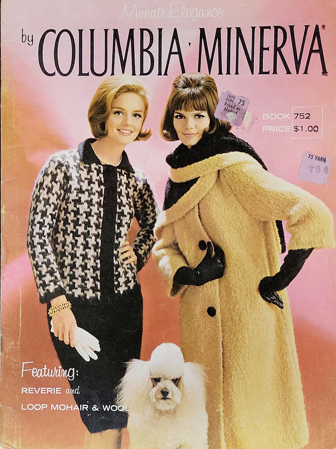 Vintage Knitting Pattern Book 752 - Mohair Elegance for Women, Men, and ...