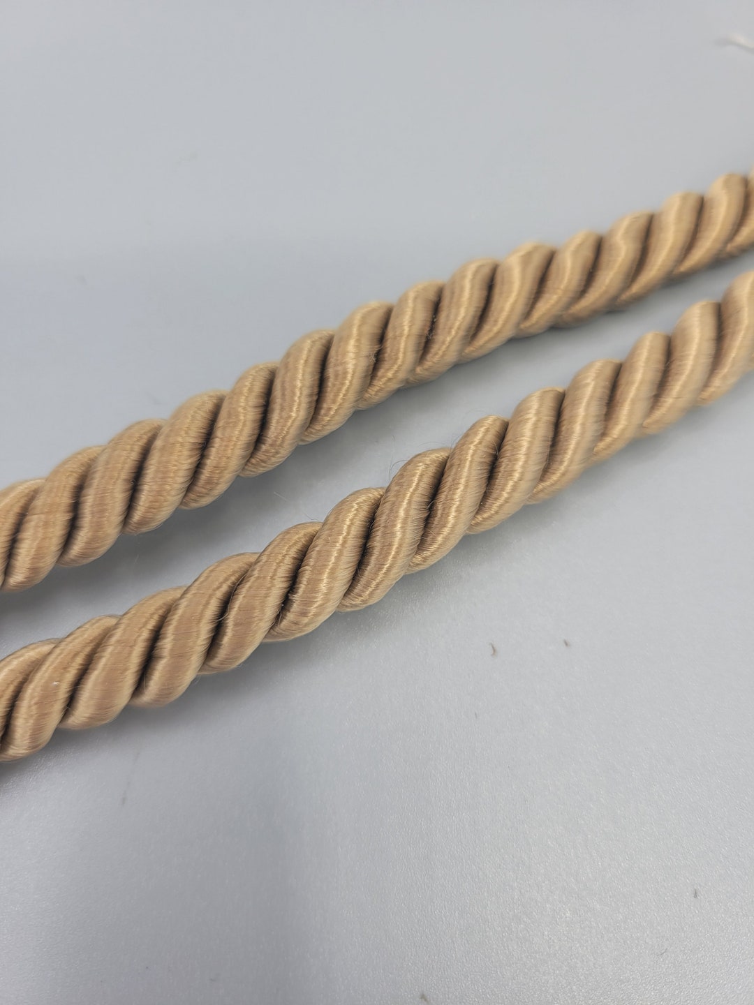 3/8" Gold Braided Satin Cording/trim - 6 Yards - Add a Touch of ...