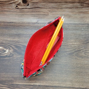 School Theme Zipper Bag Handmade for Students & Teachers, Cute Pencil ...