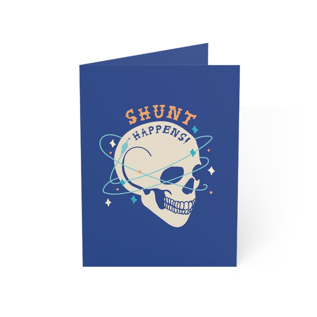 Shunt Happens, Brain Surgery Recovery Card, Get Well Card, Shunt ...