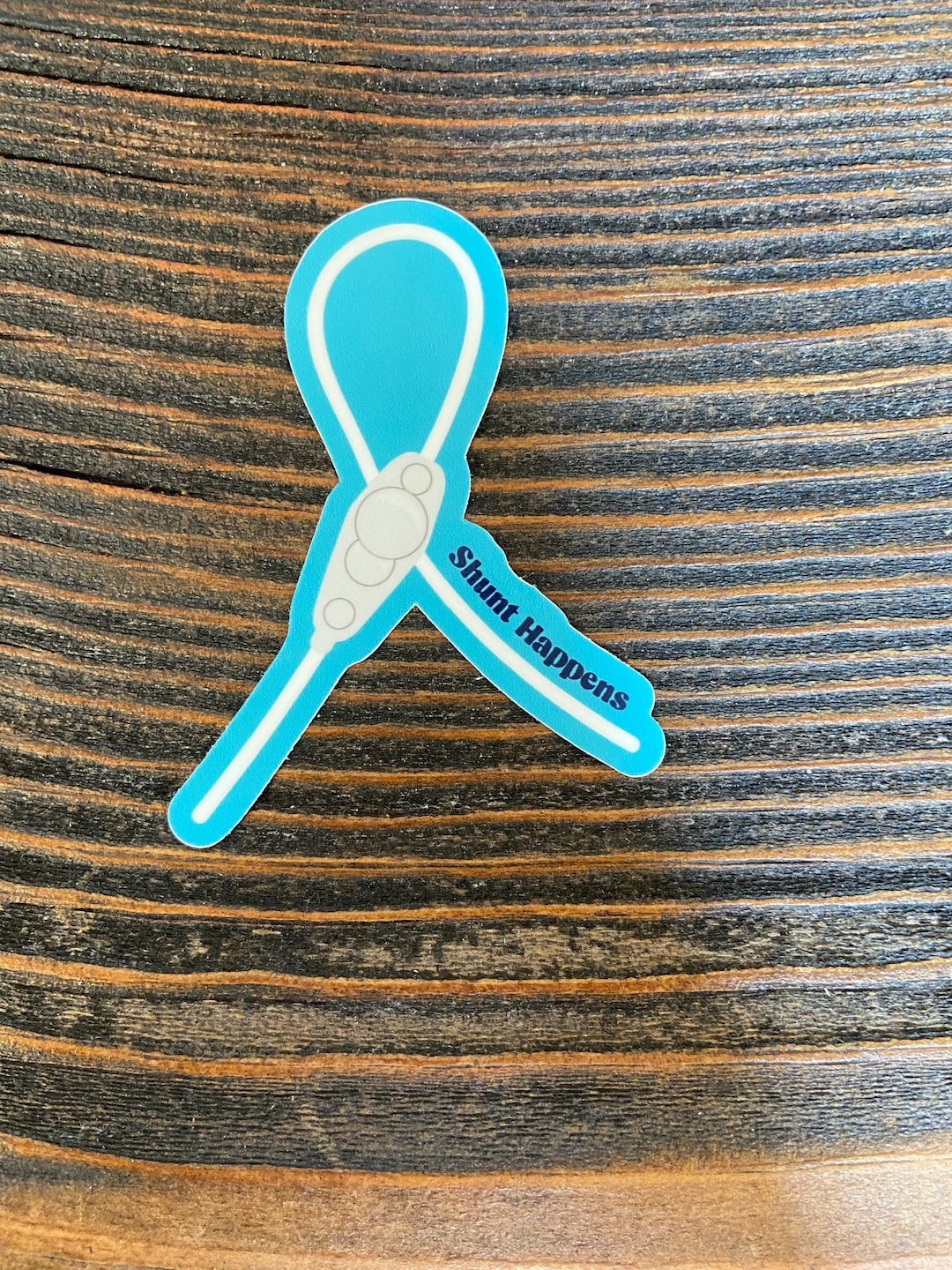 Hydrocephalus Shunt Tubing Sticker, Shunt Happens, Hydrocephalus Ribbon ...