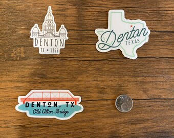 North Texas Sticker - Etsy
