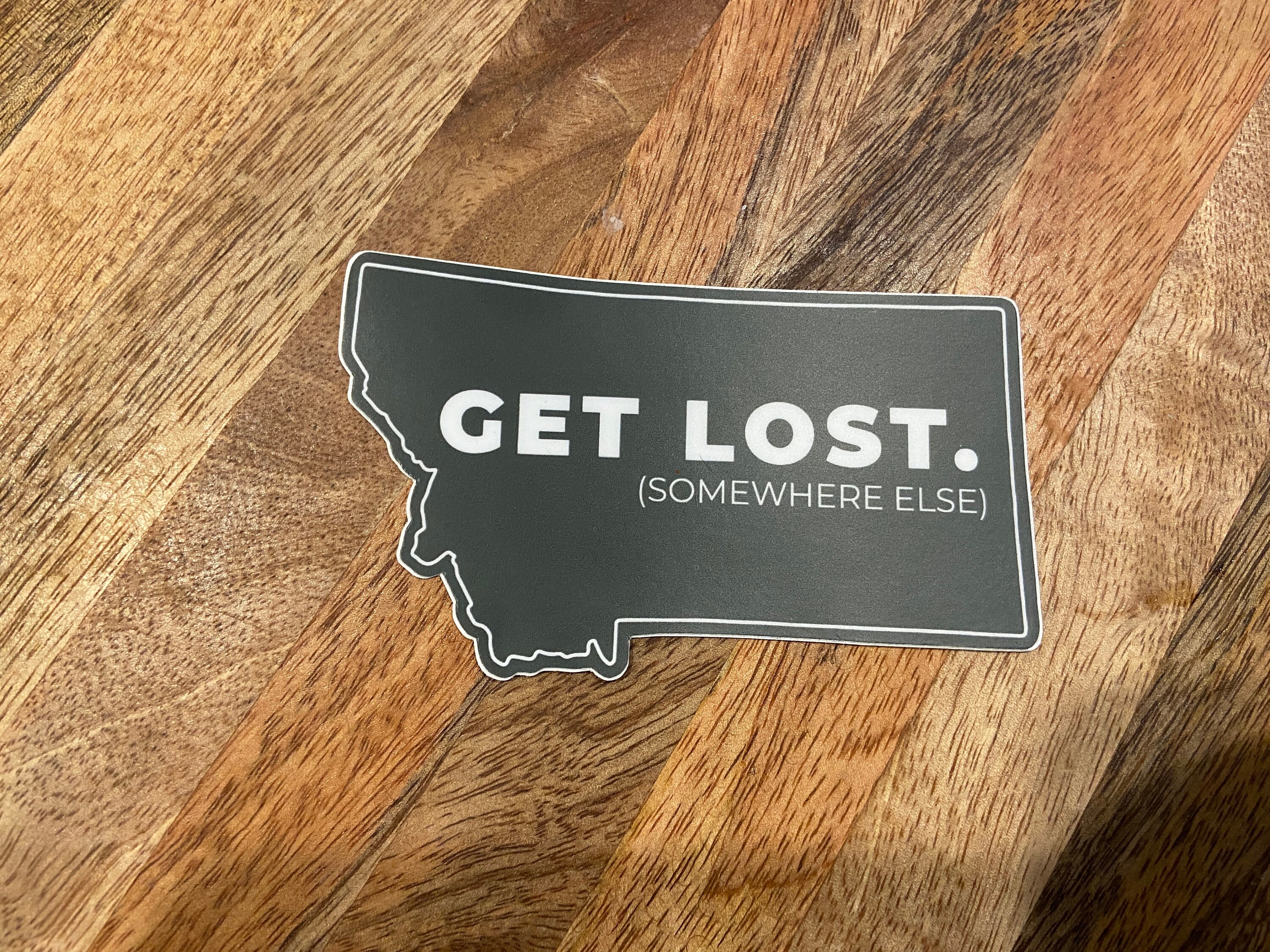 Montana Stickers Get Lost Montana Stickers Get Lost Stickers | Etsy