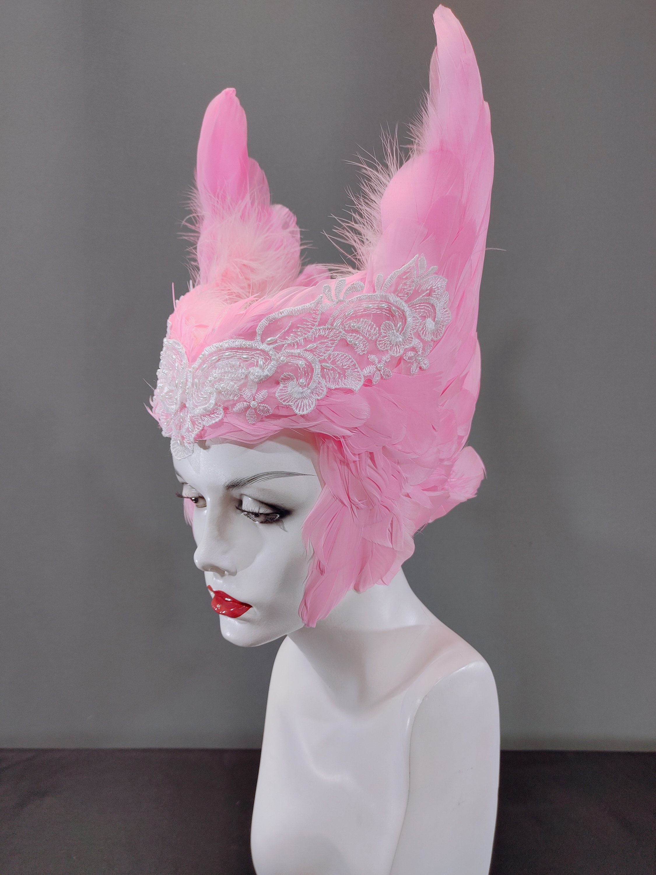 Valkyrie Inspired Feather Headdress - - Goose - Etsy
