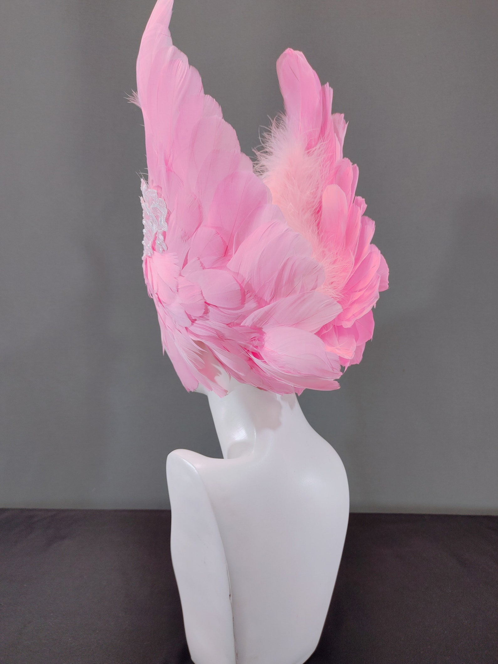 Valkyrie Inspired Feather Headdress - - Goose - Etsy