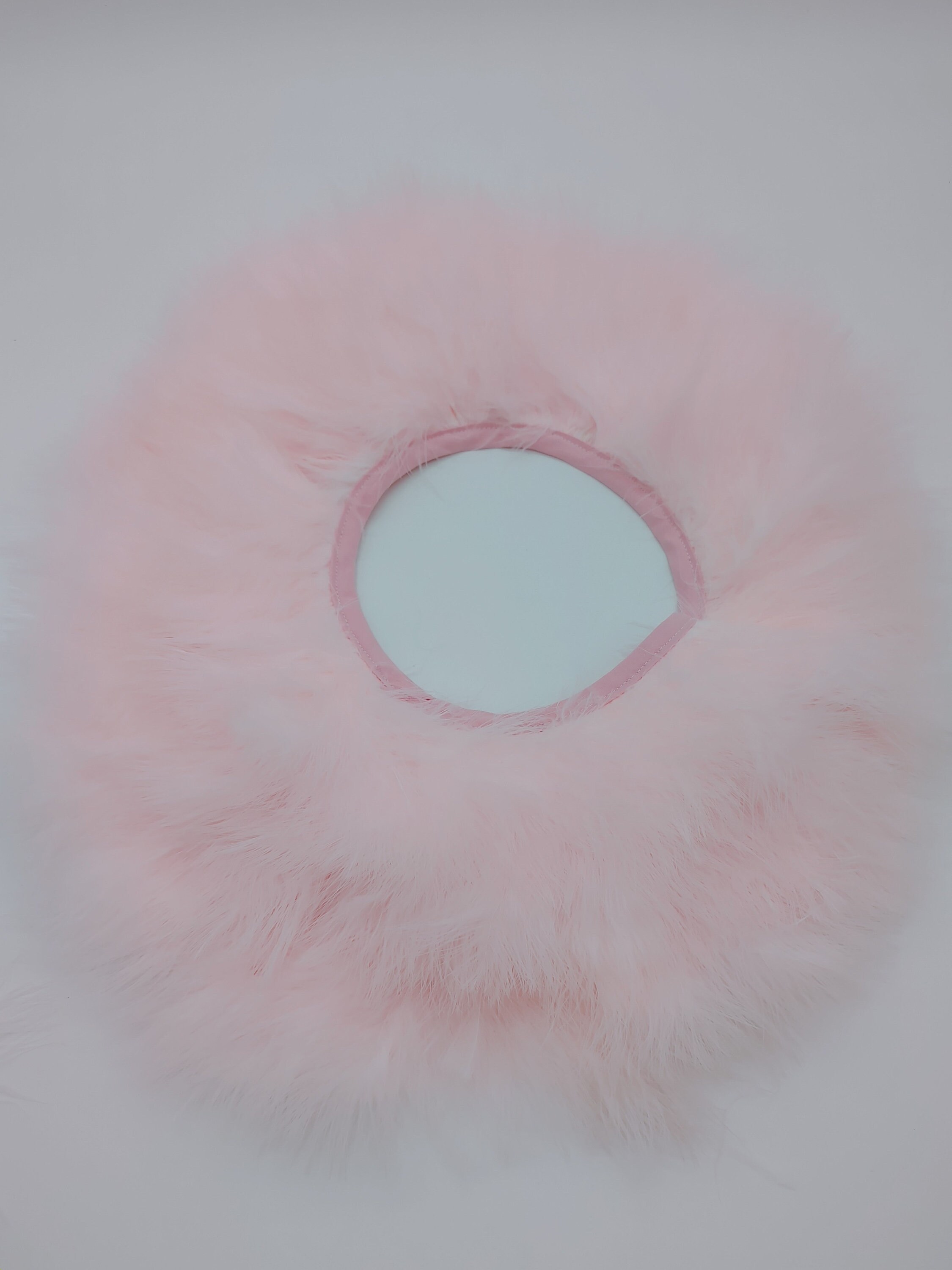 Pink Marabou Feather Fringe by the Yard on Cotton Tape - Etsy