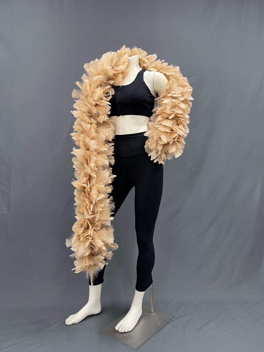 150 Gram Turkey Boa Big Beautiful Fluffy Soft Boa Neutral - Etsy