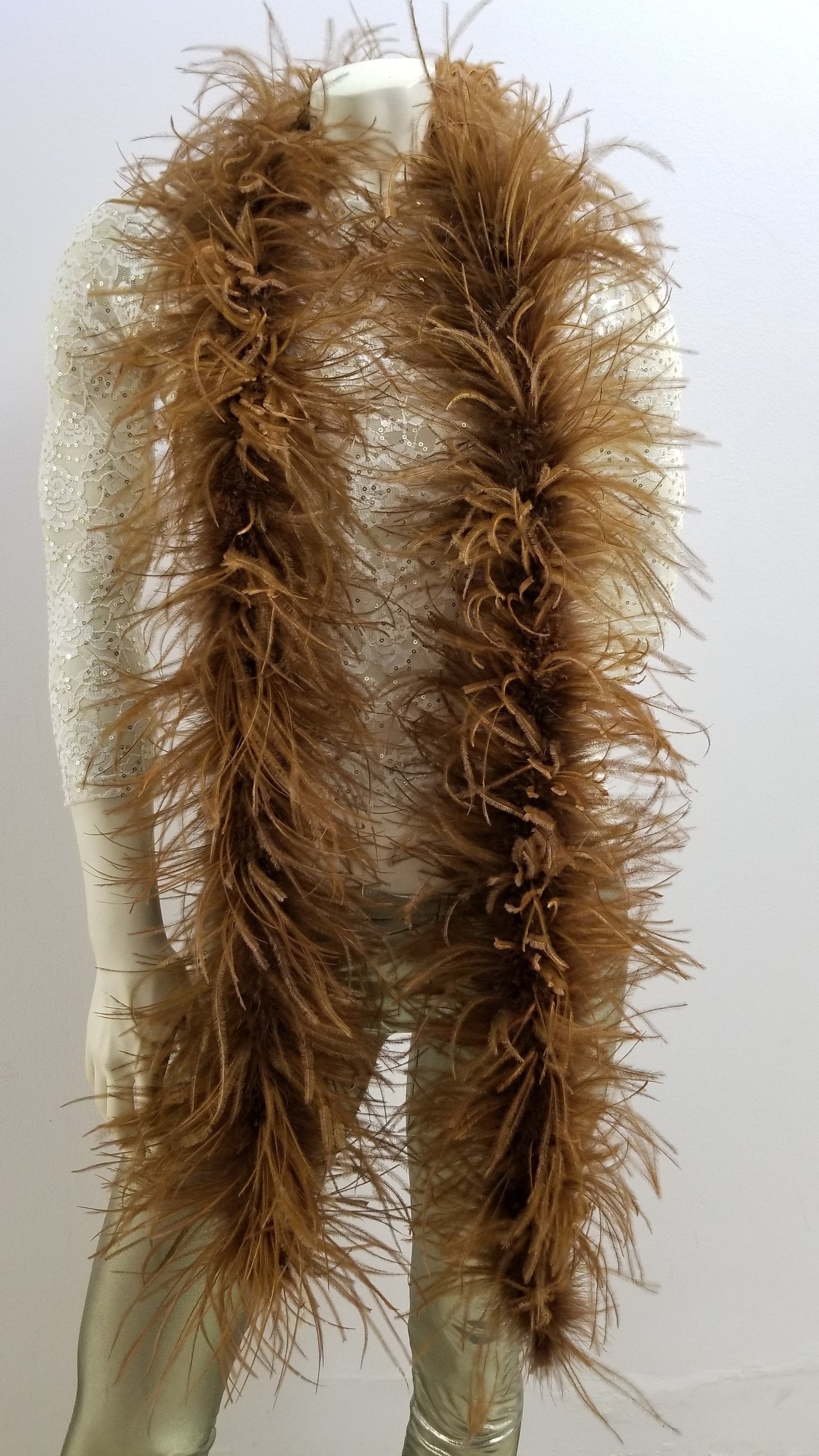 Brown 2ply Ostrich Boa Each 2 Yards - Etsy