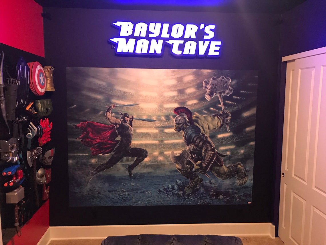 Custom Wooden LED Signs LED Sign Custom Wood Sign LED Art | Etsy