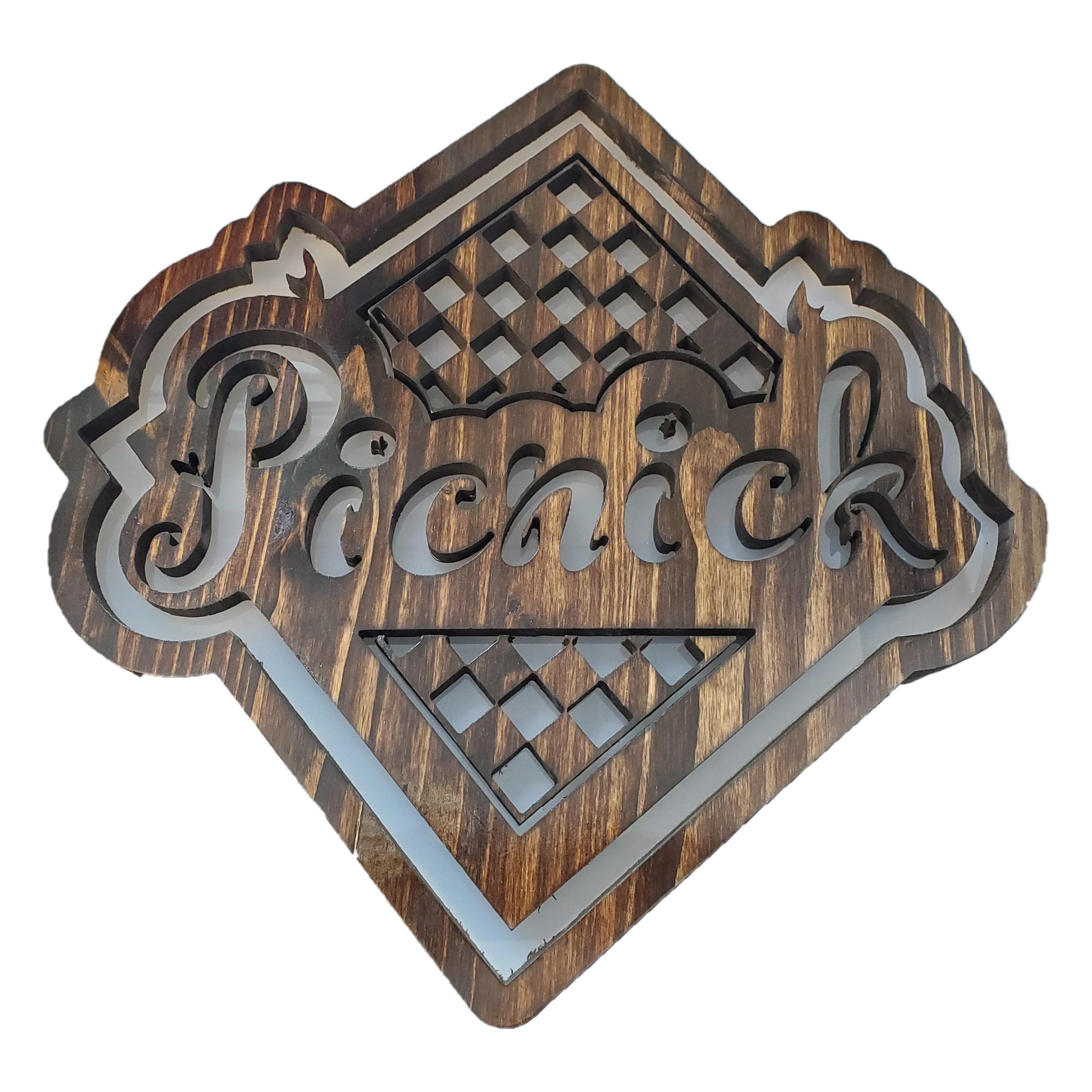 Custom Wooden LED Signs, LED Sign, Custom Wood Sign, LED Art, Wall Art ...