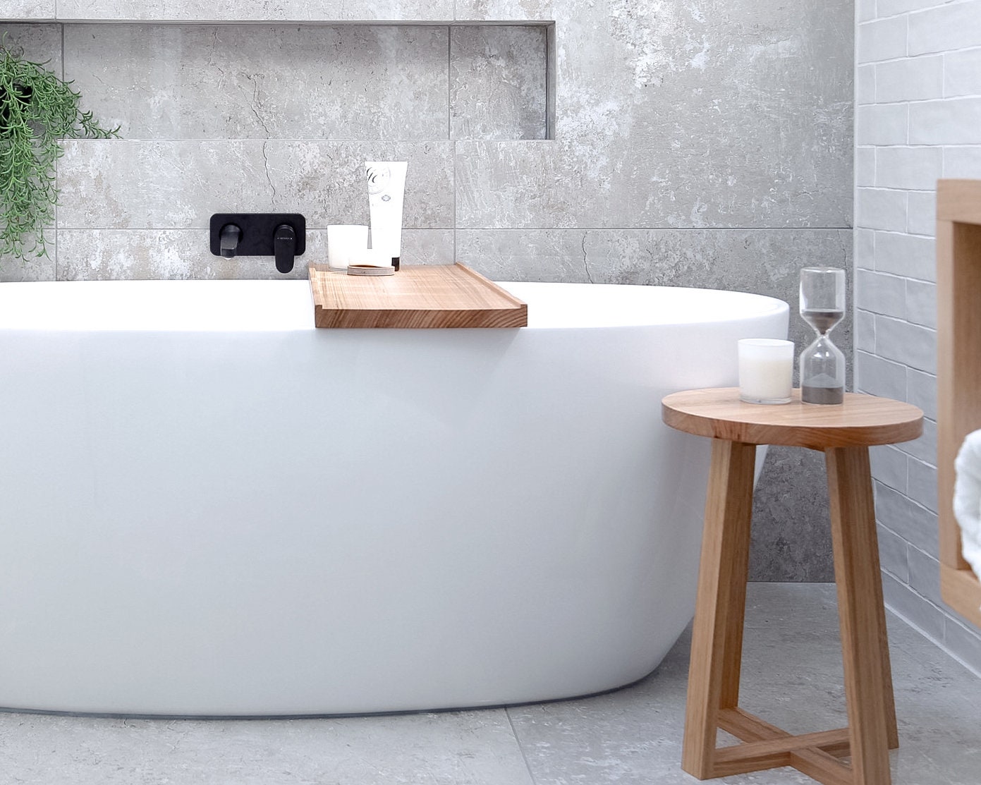 Round Side Table | Wooden Stool | Bedside Table - Etsy