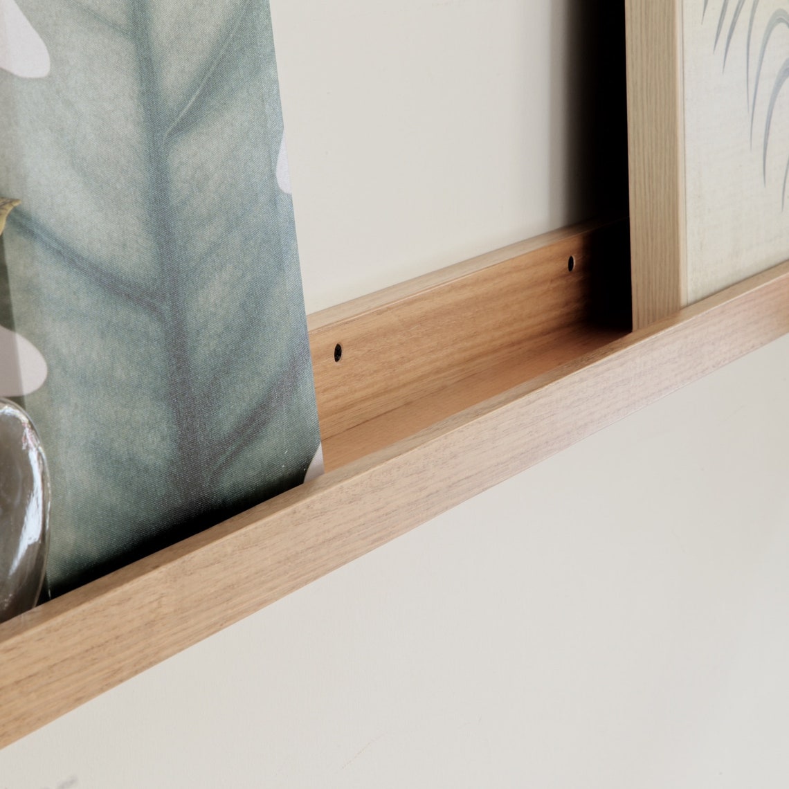 Gallery Ledge | Long Picture Ledge | Narrow Floating Shelf - Etsy