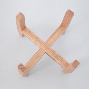 Mid-century Timber Plant Stand: Handcrafted Victorian Ash and American ...