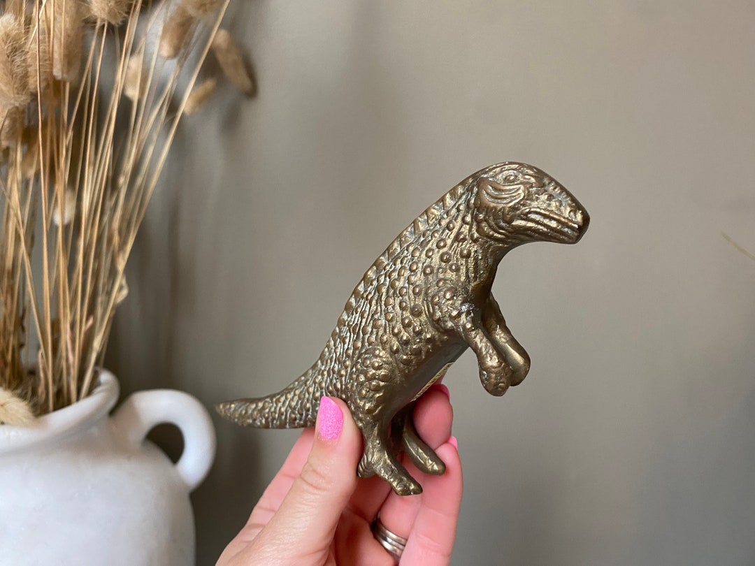 Vintage Rare Brass Godzilla Dinosaur Figure - Etsy