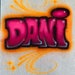 Dani Airbrush Name-airbrushed T-shirt Design Personalized Birthday Gift ...
