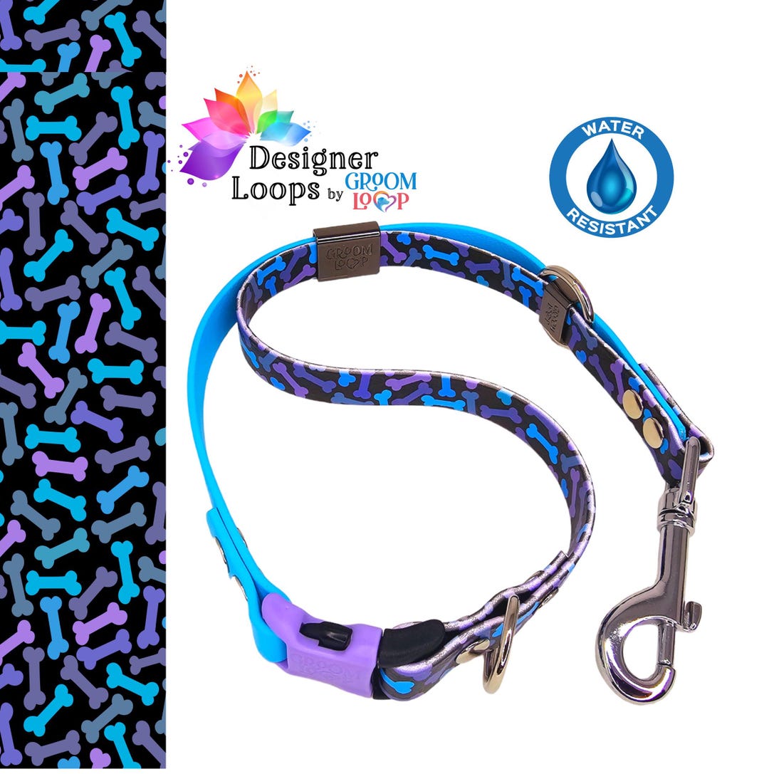 Colorful Bones Biothane® Grooming Loop With Side Buckle, 5/8 ...