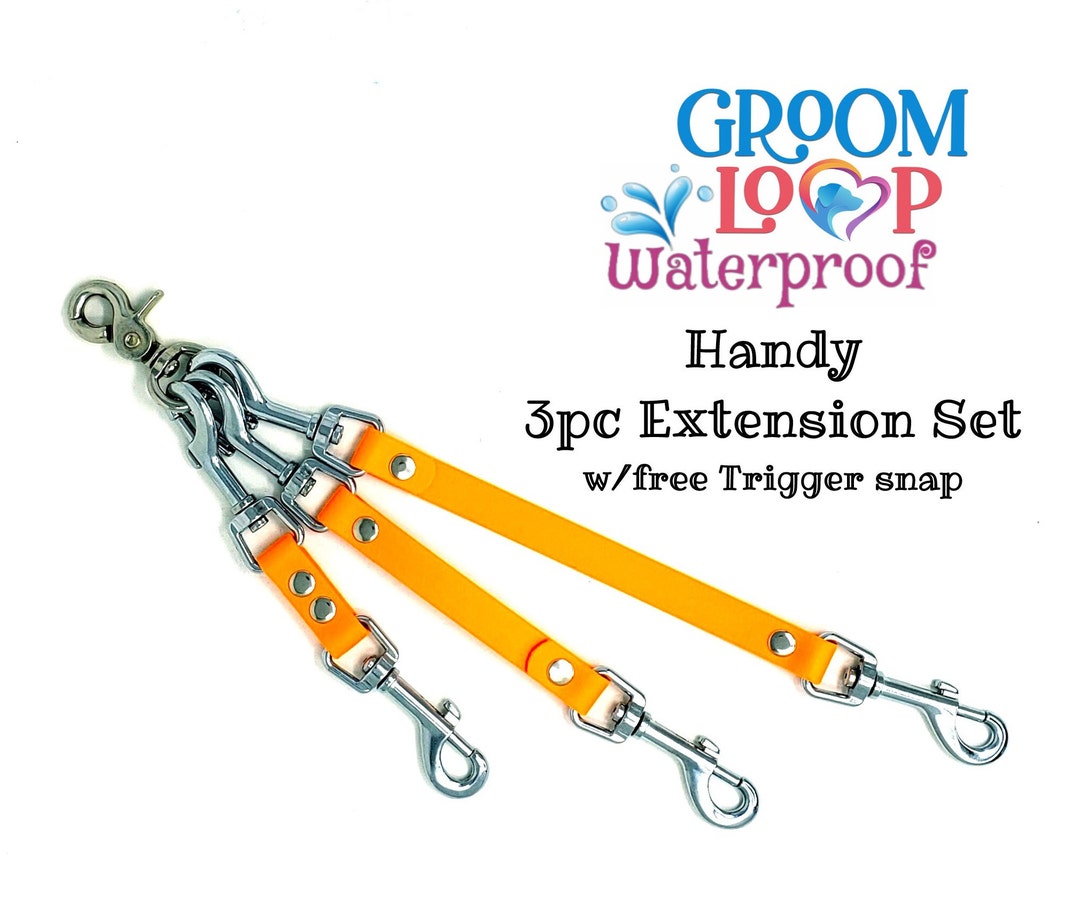 Handy Extension Straps 3pc Set W/free Trigger Snap. 5/8" Biothane ...