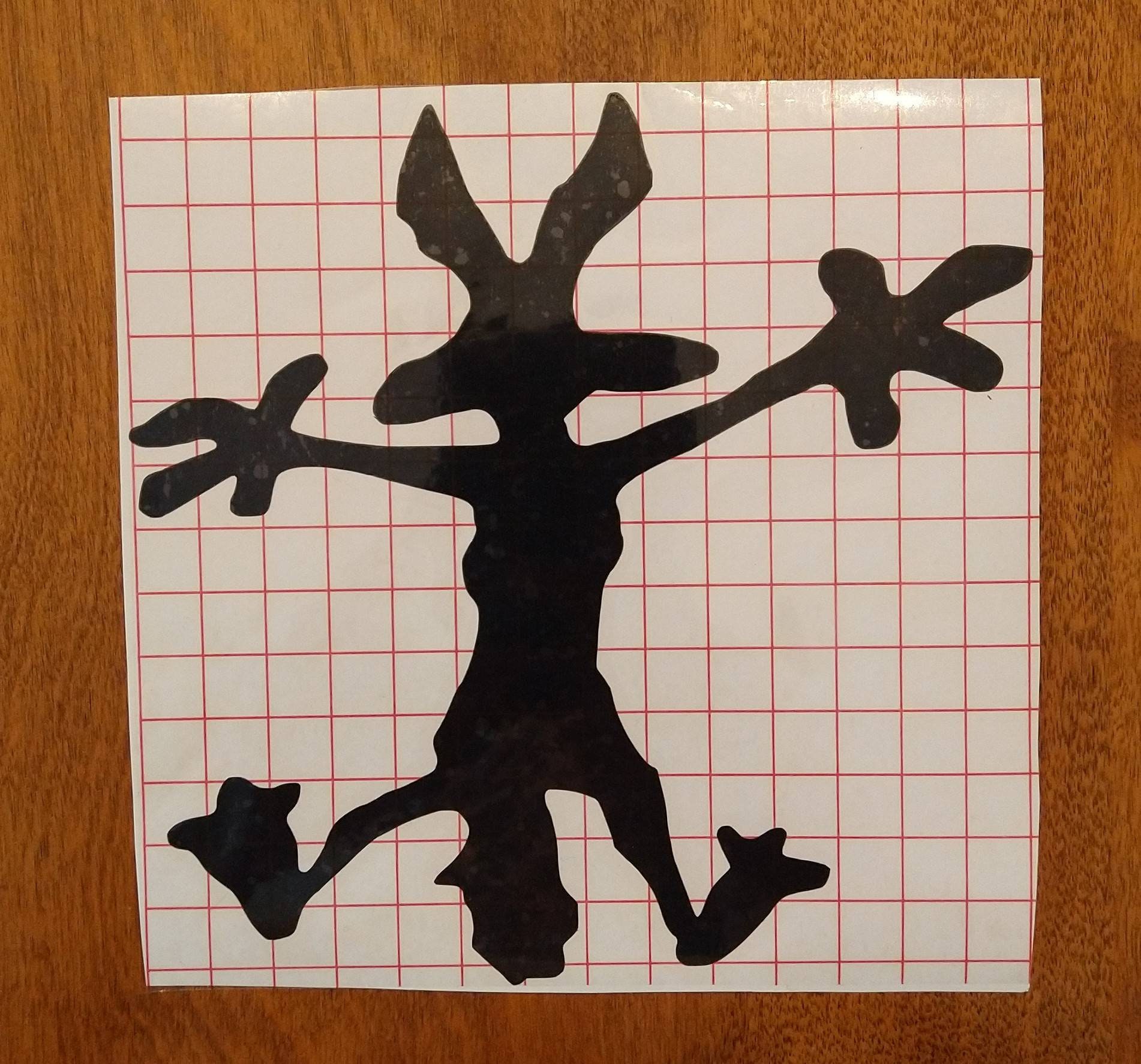 Coyote Splat Decal Correcaminos Pegatina De Ventana Coche Etsy España