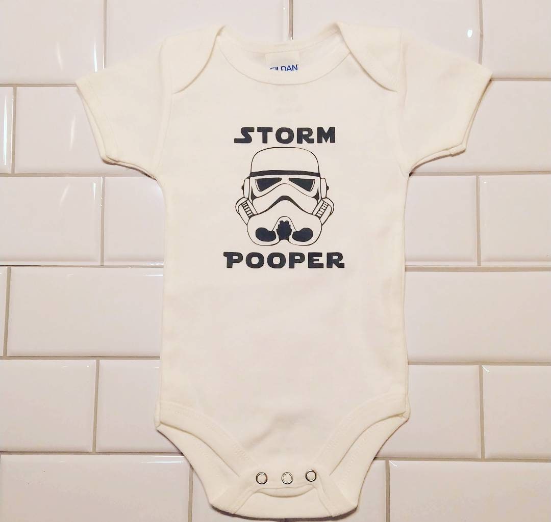 Storm Pooper, the Dark Side, Double Sided Onesie, Funny - Etsy