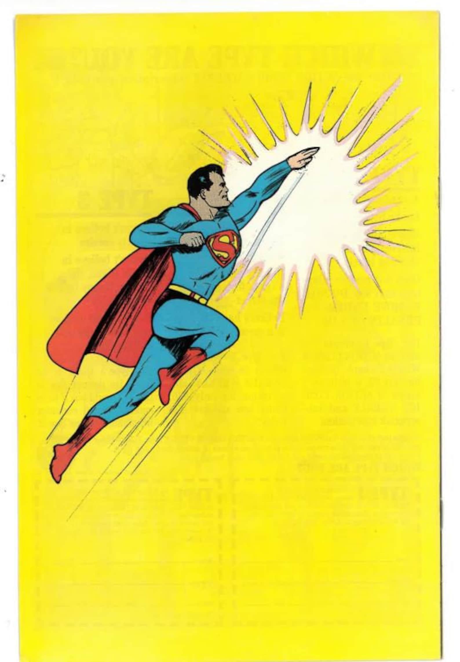 Action Comics #1 Reprint of 1988 - High Grade - Etsy