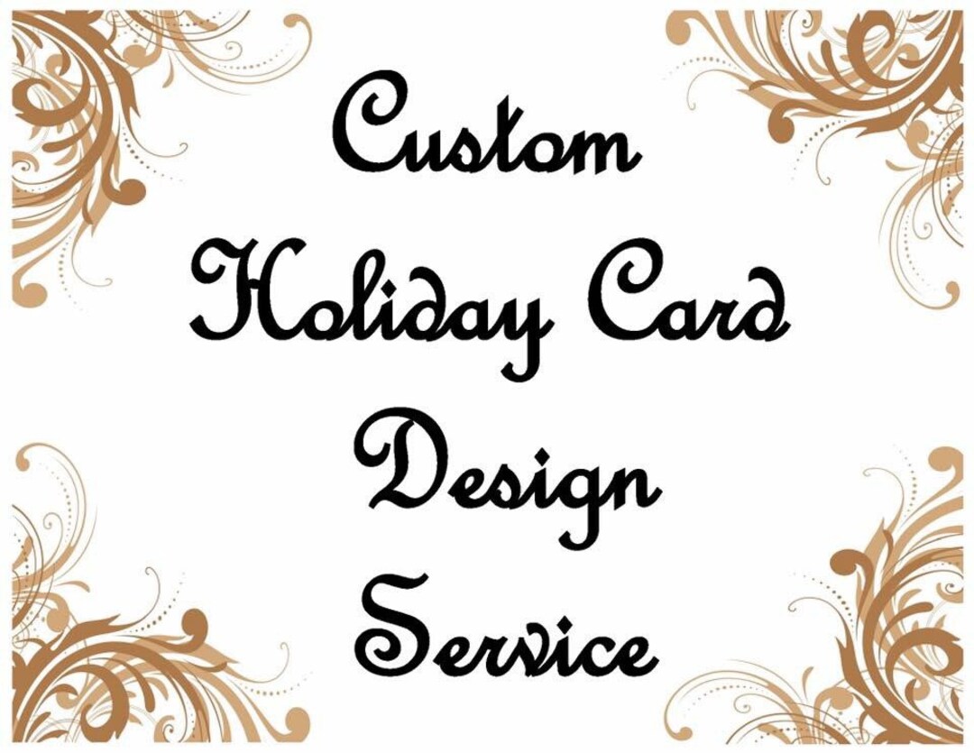 Custom Holiday Card Design - Etsy