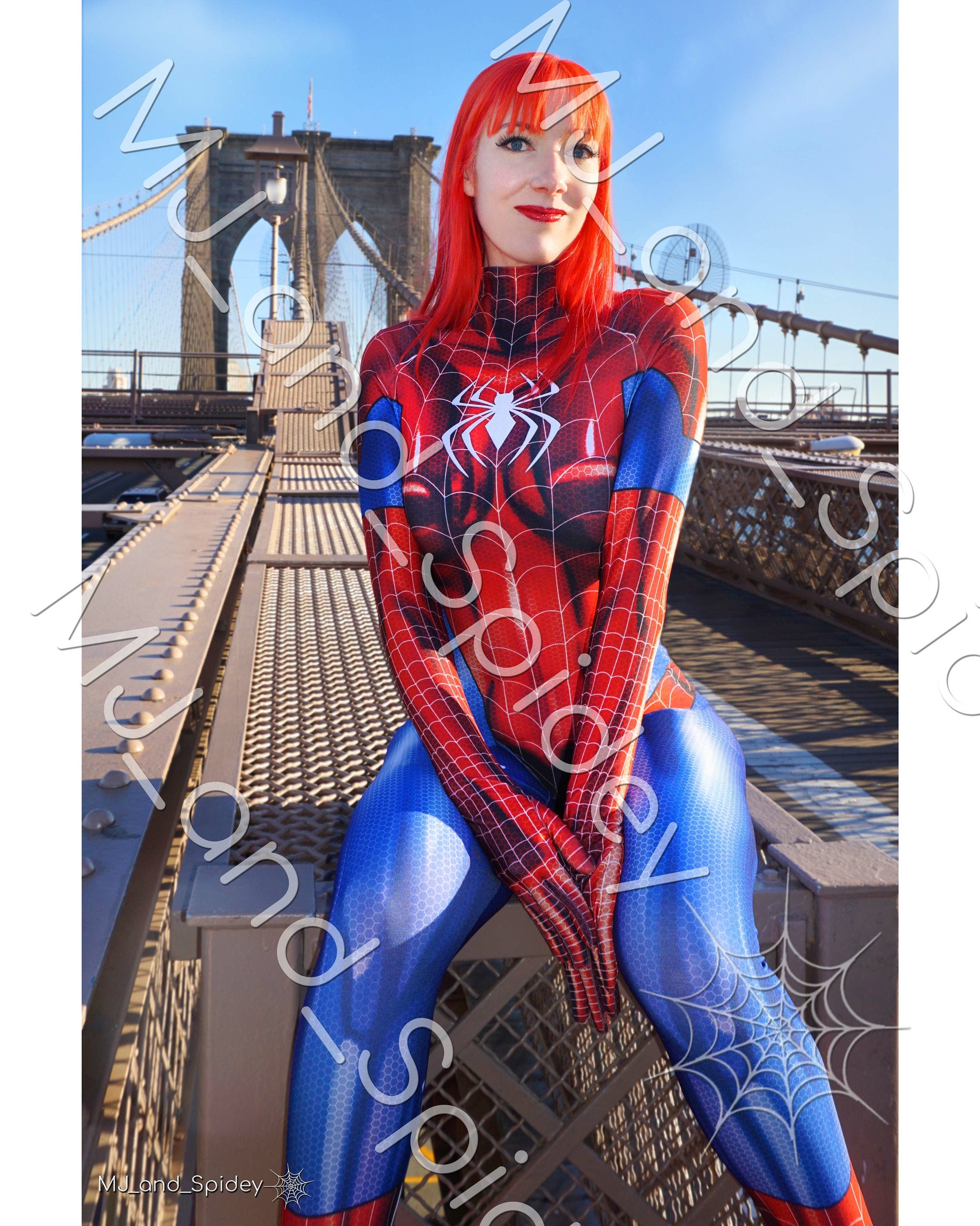 Marvel Spider-man Mary Jane Watson Classic Spider-suit - Etsy