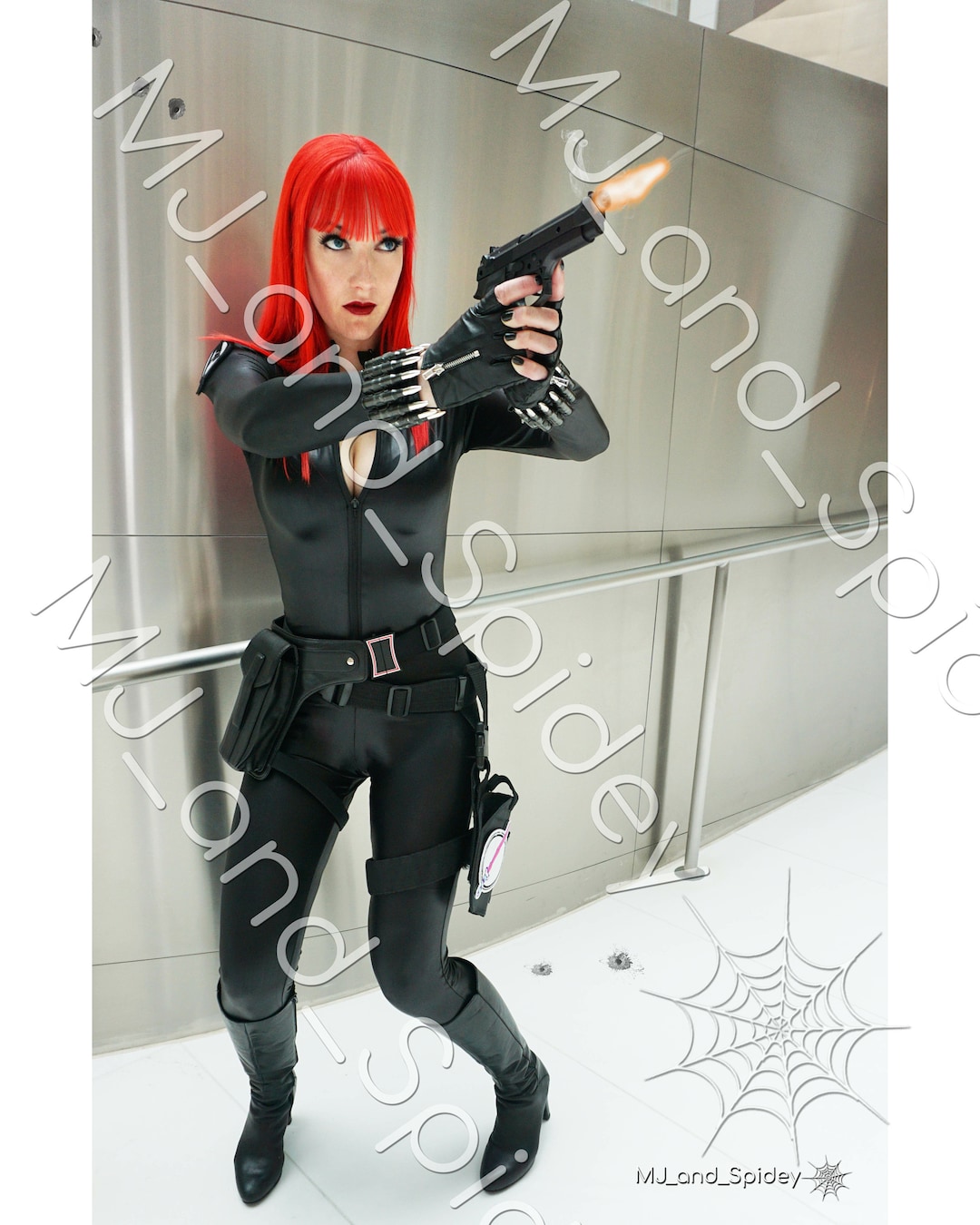 Marvel Avengers Black Widow 8A Virgin Variant Cosplay Print mj_and ...